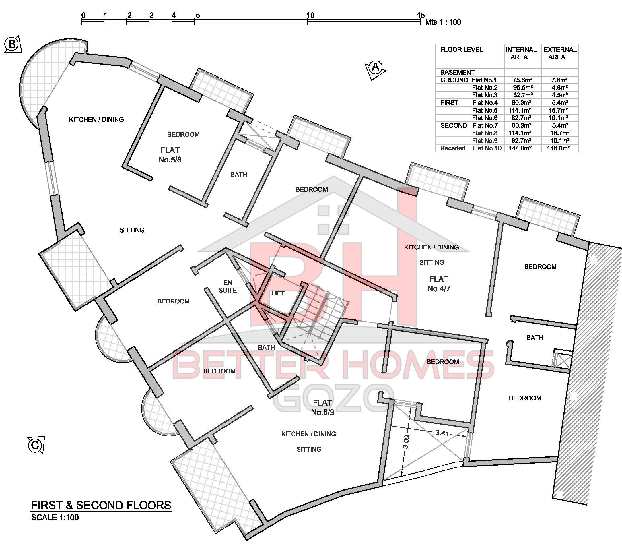 first & second floor – Better Homes Gozo