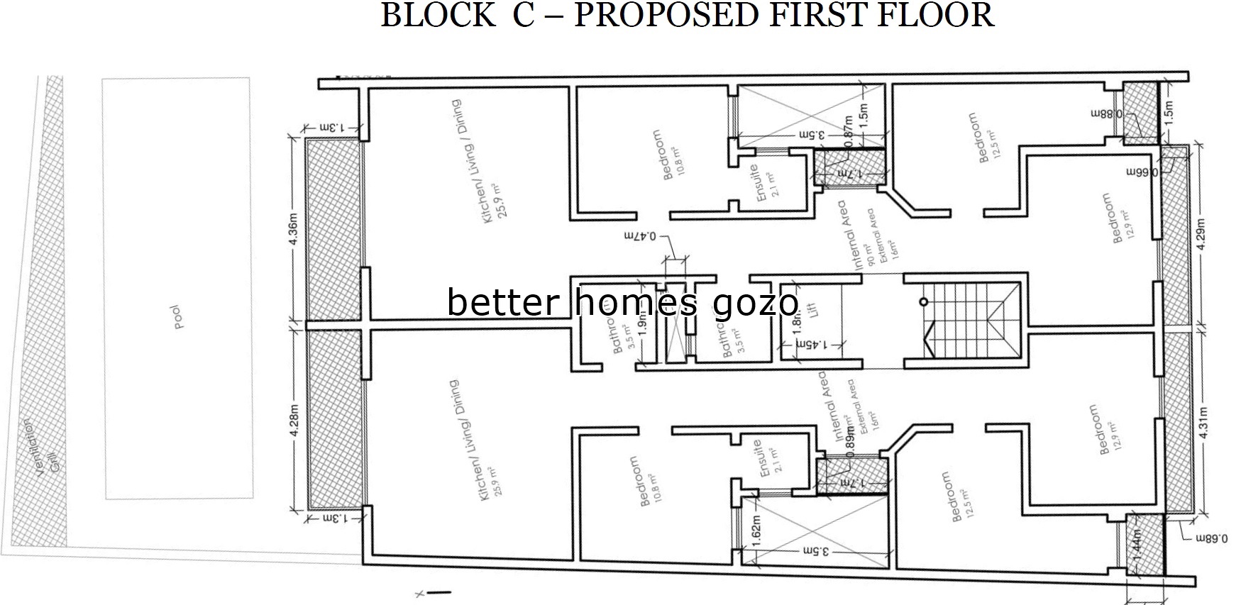 block c first floor – Better Homes Gozo