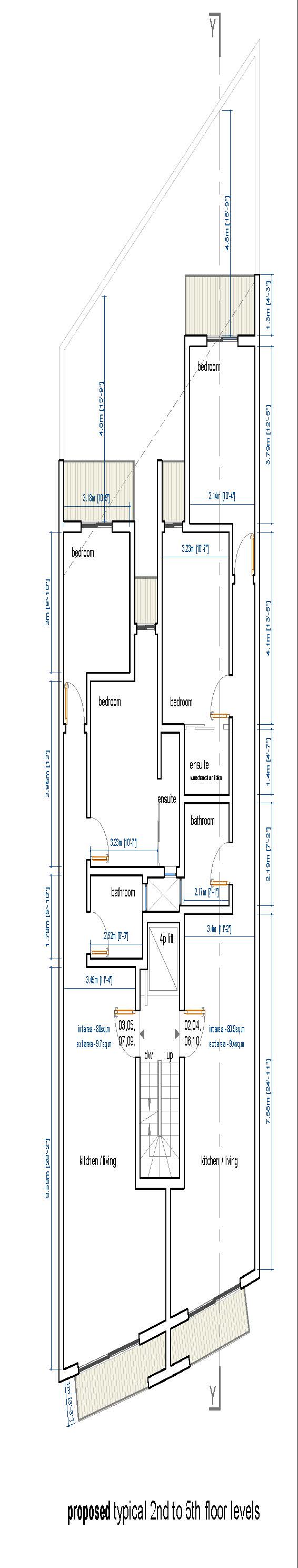 Dwg 02 – Proposed First & Typical Floor Levels – Better Homes Gozo