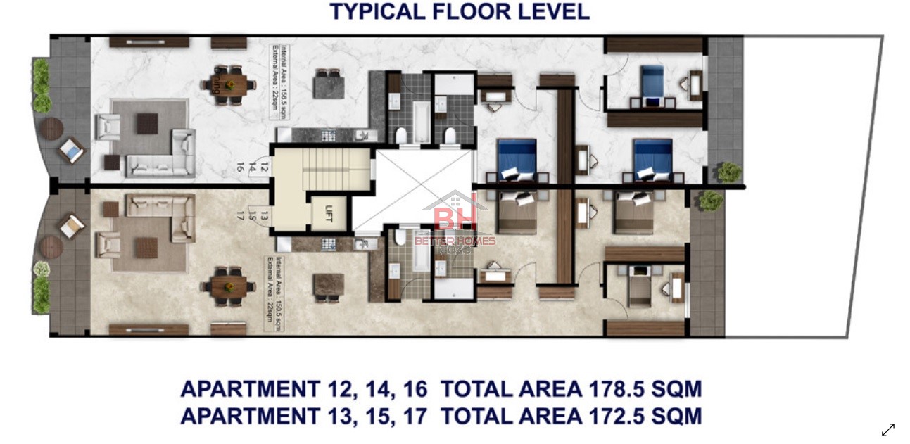 typical floor – Better Homes Gozo